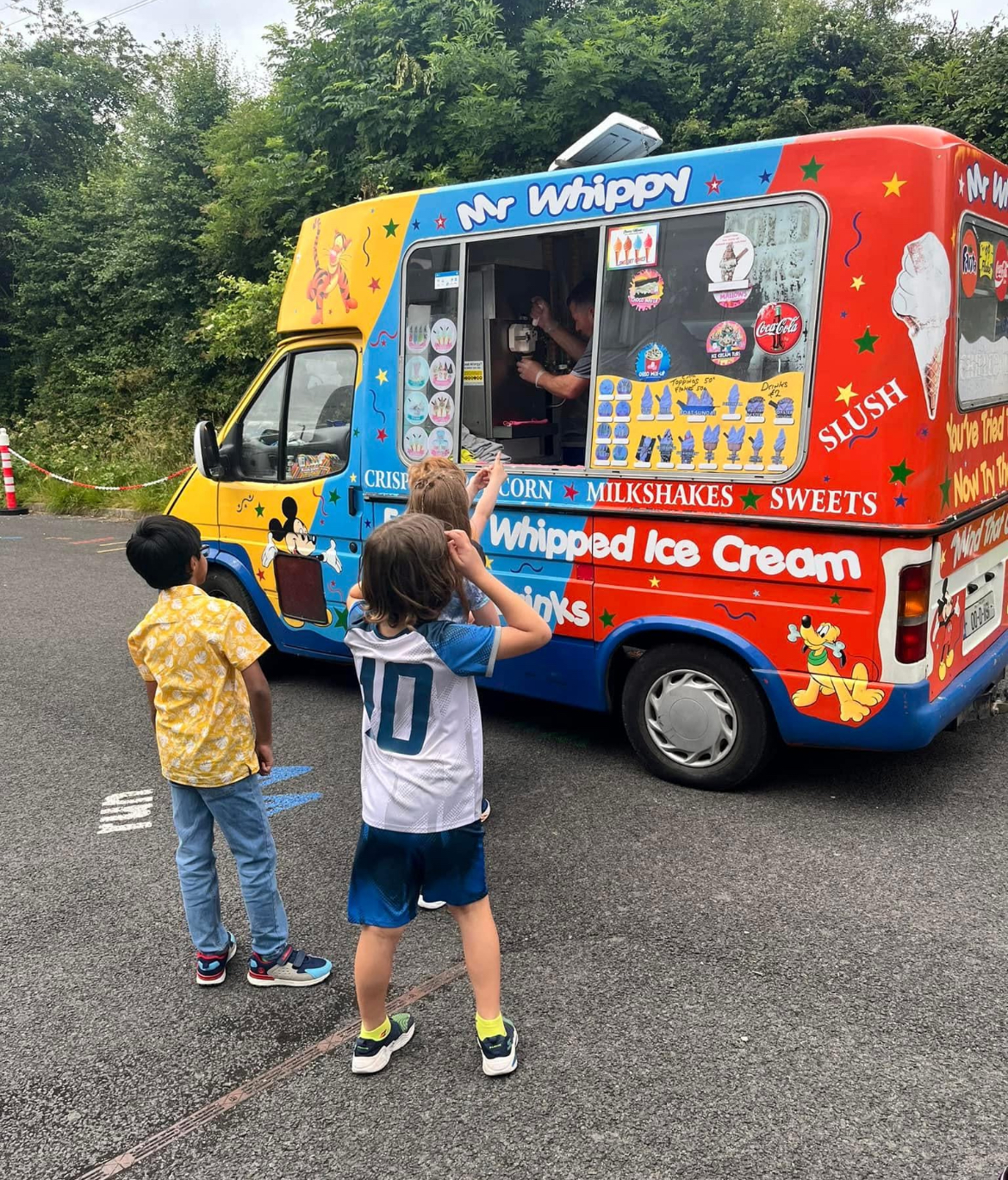 Ice Cream Van Visit 2024 - Trim Educate Together National School